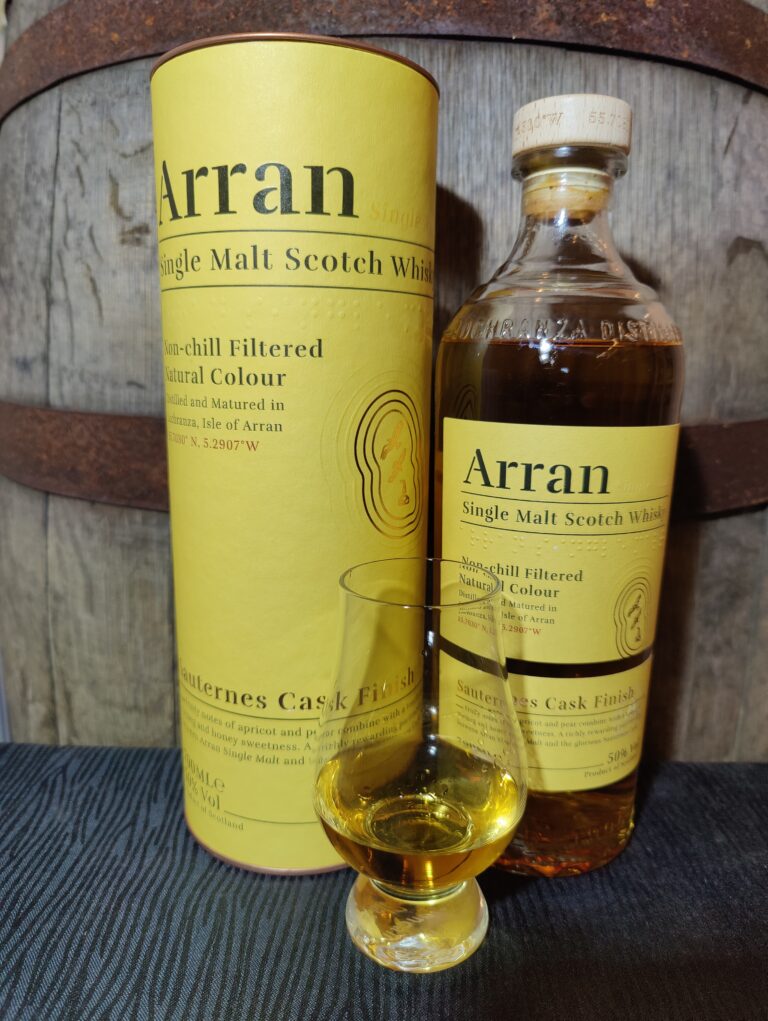 Arran Sauternes Cask Finish - Single Malt Scotch Whisky - Whiskyblog.dk